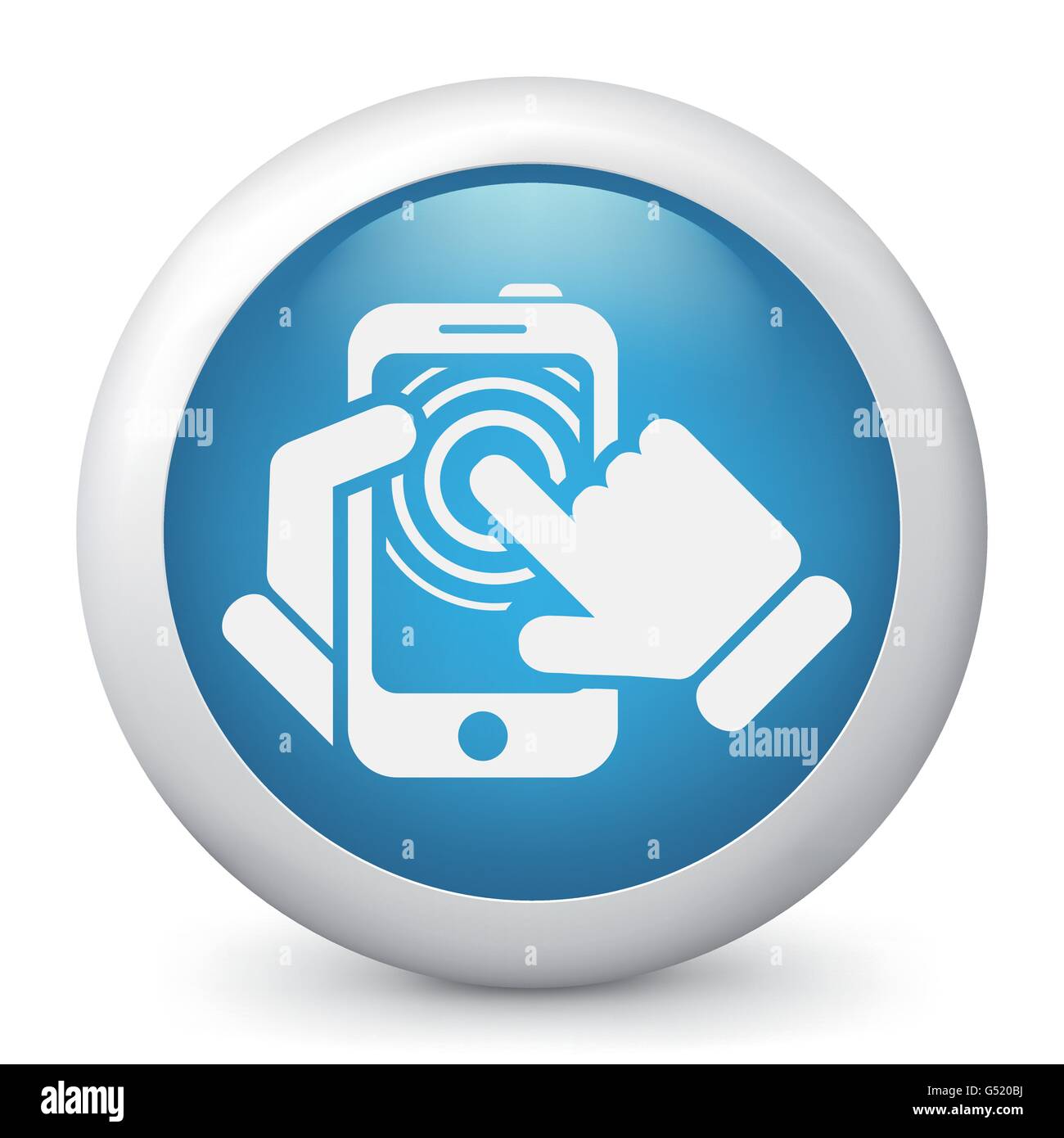 Smartphone touchscreen icon concept Stock Vector Image & Art - Alamy