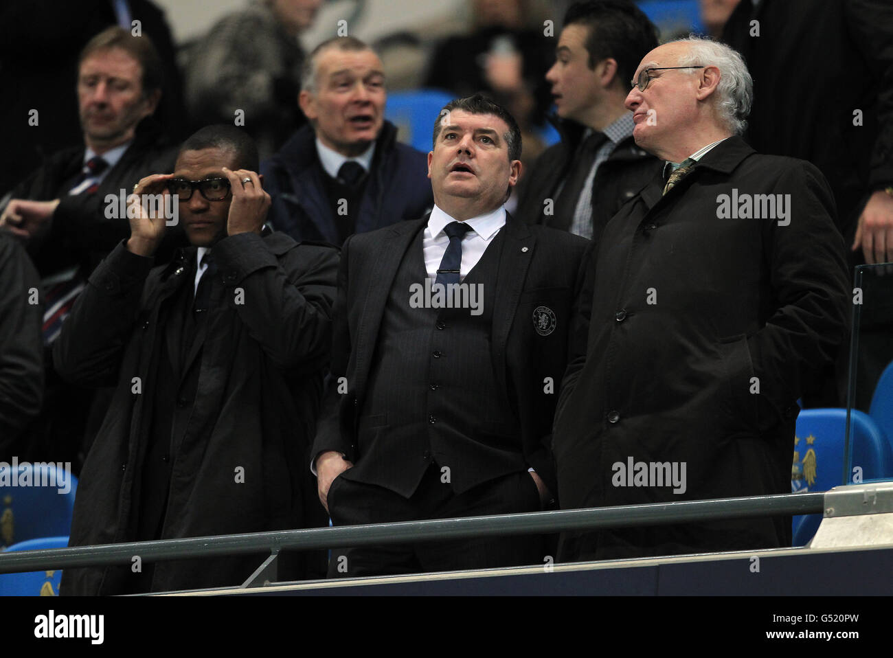 Chelsea technical director Michael Emenalo (left) with chairman Bruce ...