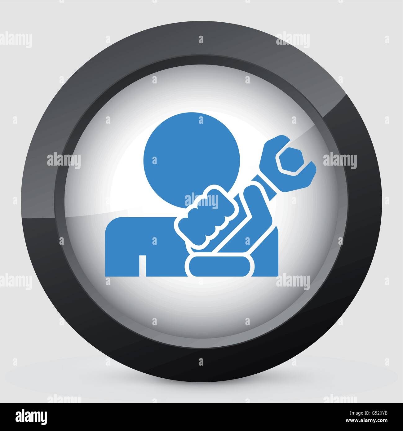 Repairman concept icon illustration Stock Vector Image & Art - Alamy