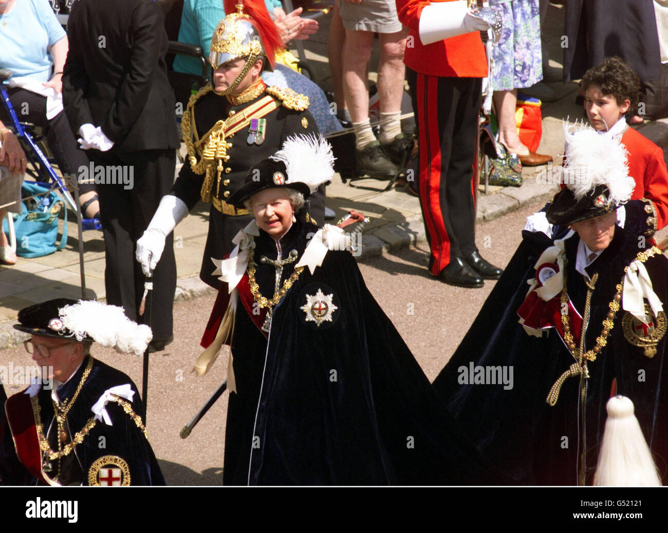 Queen Duke Order of the Garter Stock Photo - Alamy