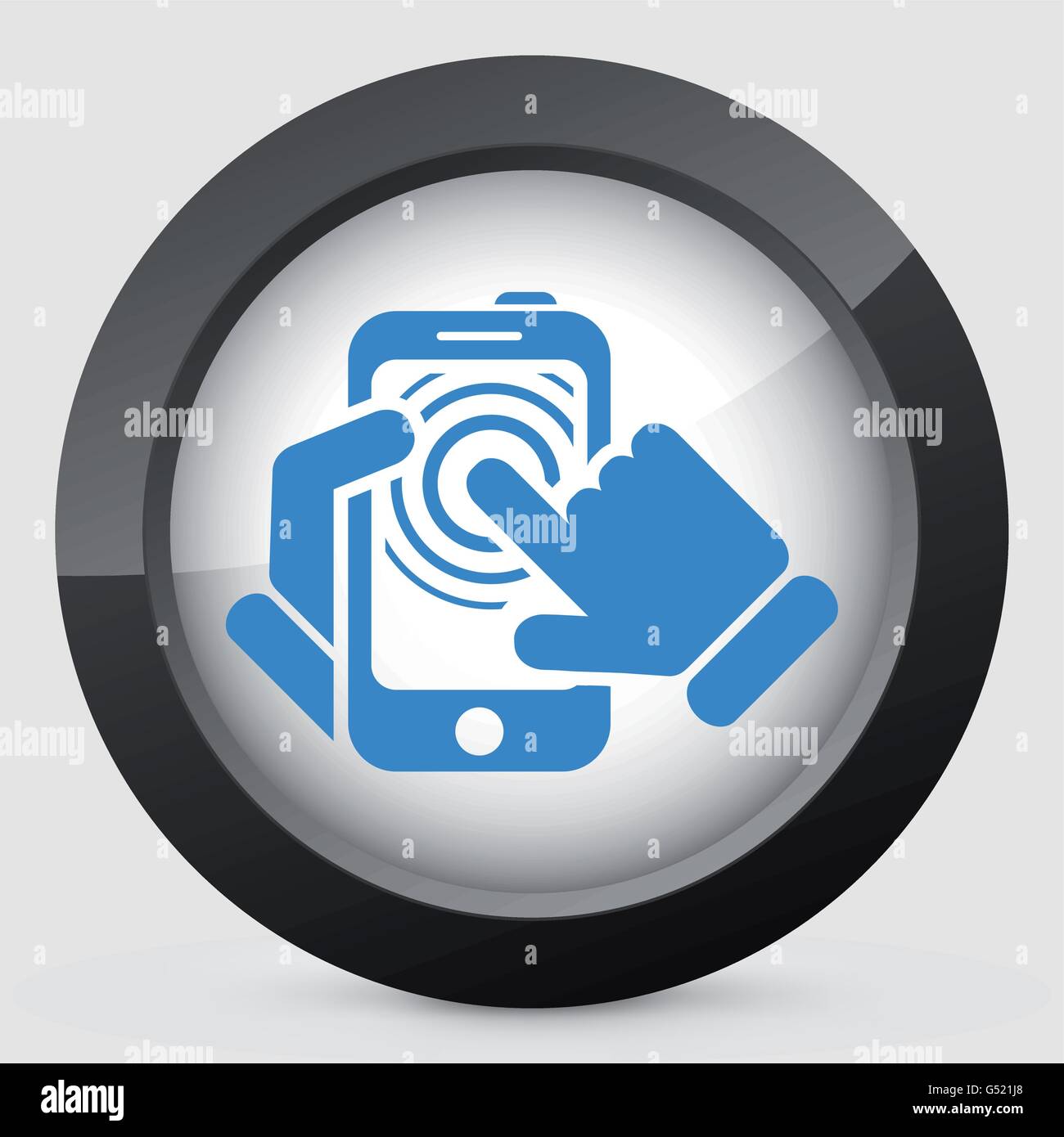 Smartphone touchscreen icon concept Stock Vector Image & Art - Alamy