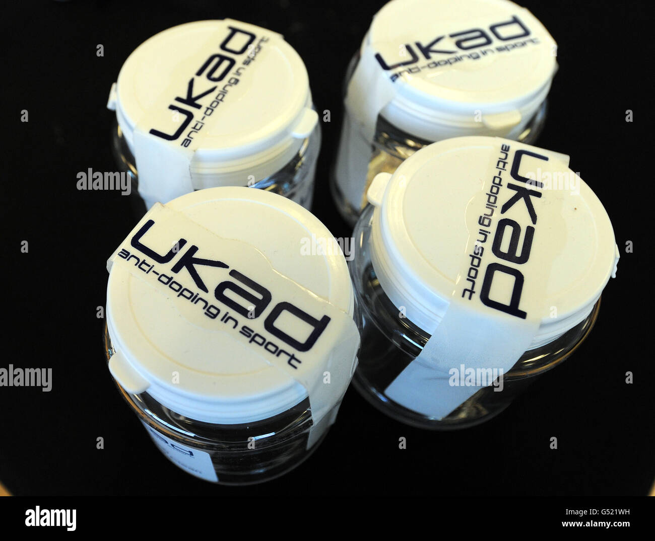 Sport - Anti-Doping Feature. Sealed containers to be used by athletes ...