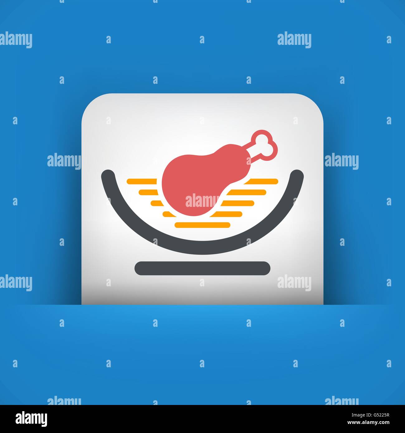 Meat recipe concept icon Stock Vector Image & Art - Alamy