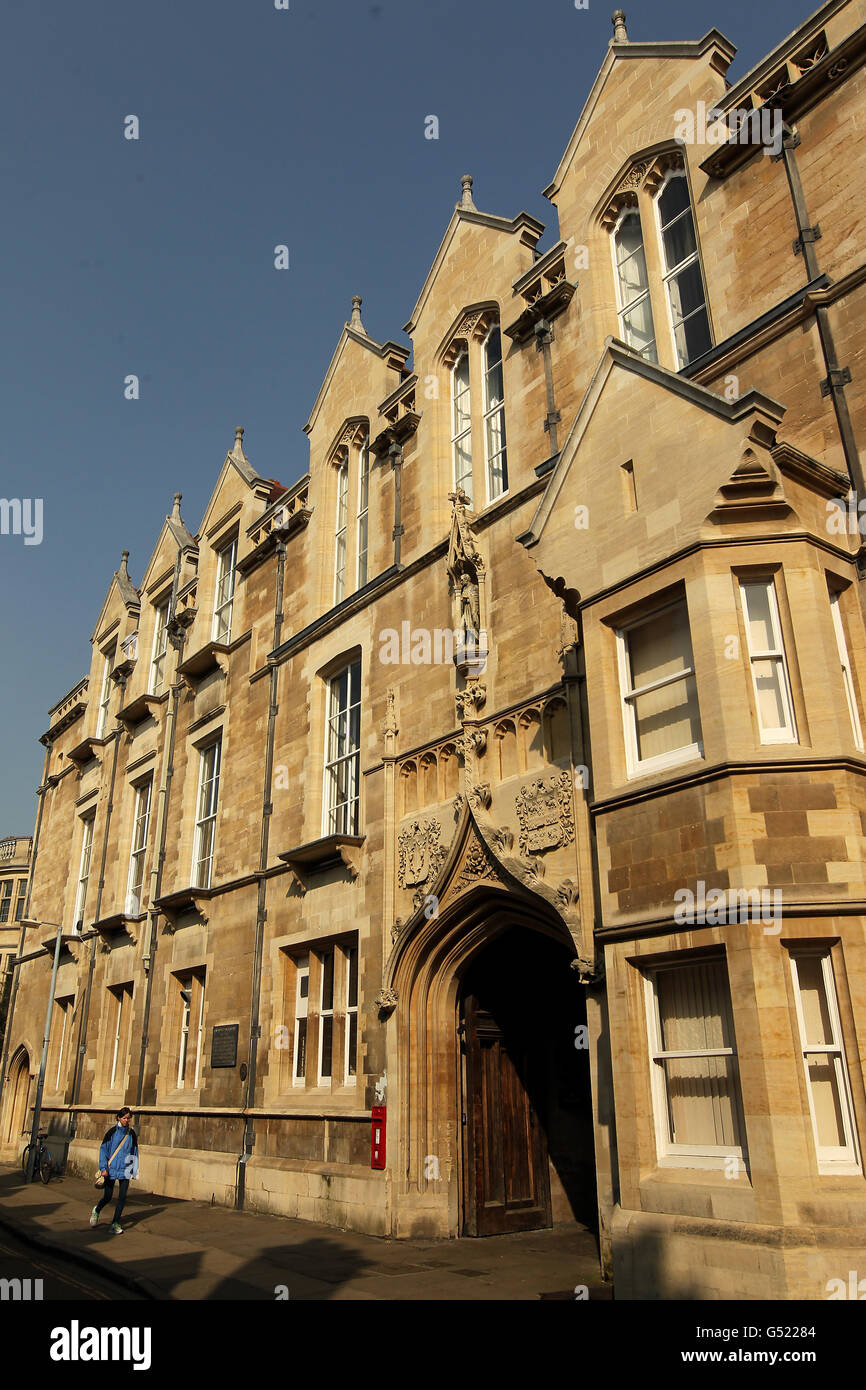 A general view of the old Cavendish Laboratories in Free School Lane ...