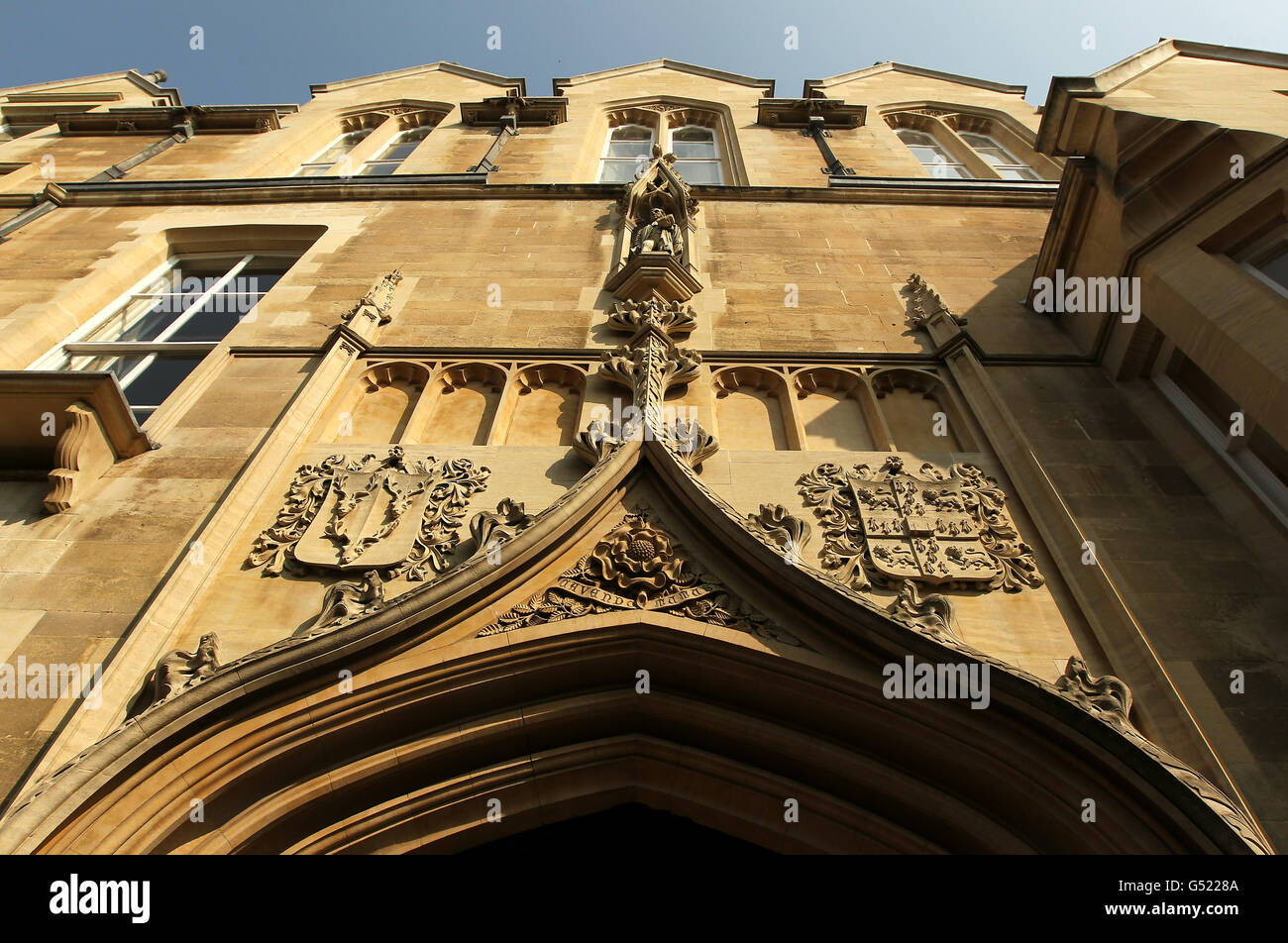 A general view of the old Cavendish Laboratories in Free School Lane ...
