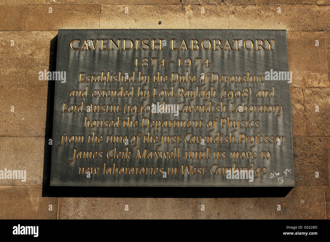 Old Cavendish Laboratories - University of Cambridge Stock Photo - Alamy