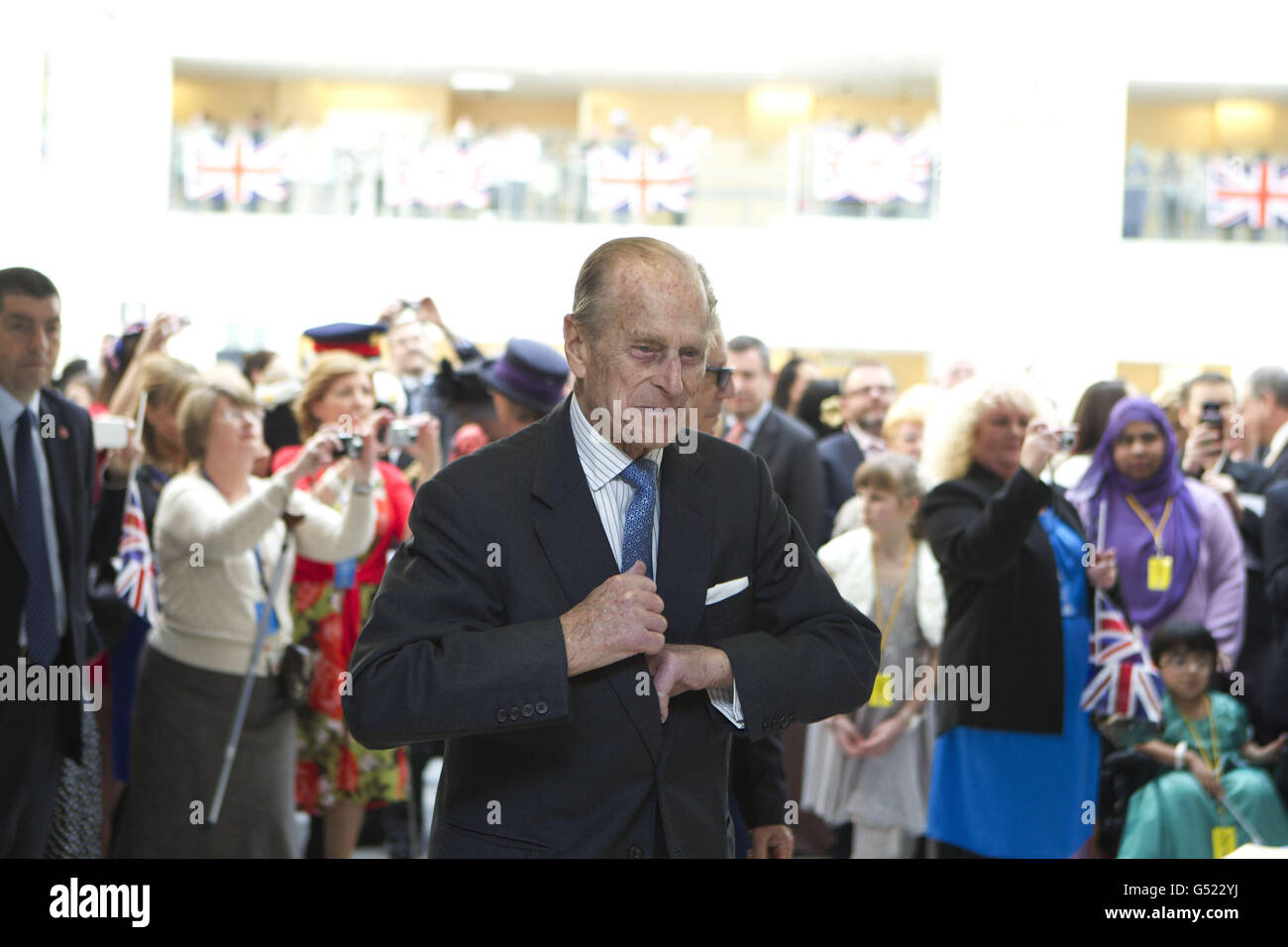 Royal manchester prince philip hi-res stock photography and images - Alamy
