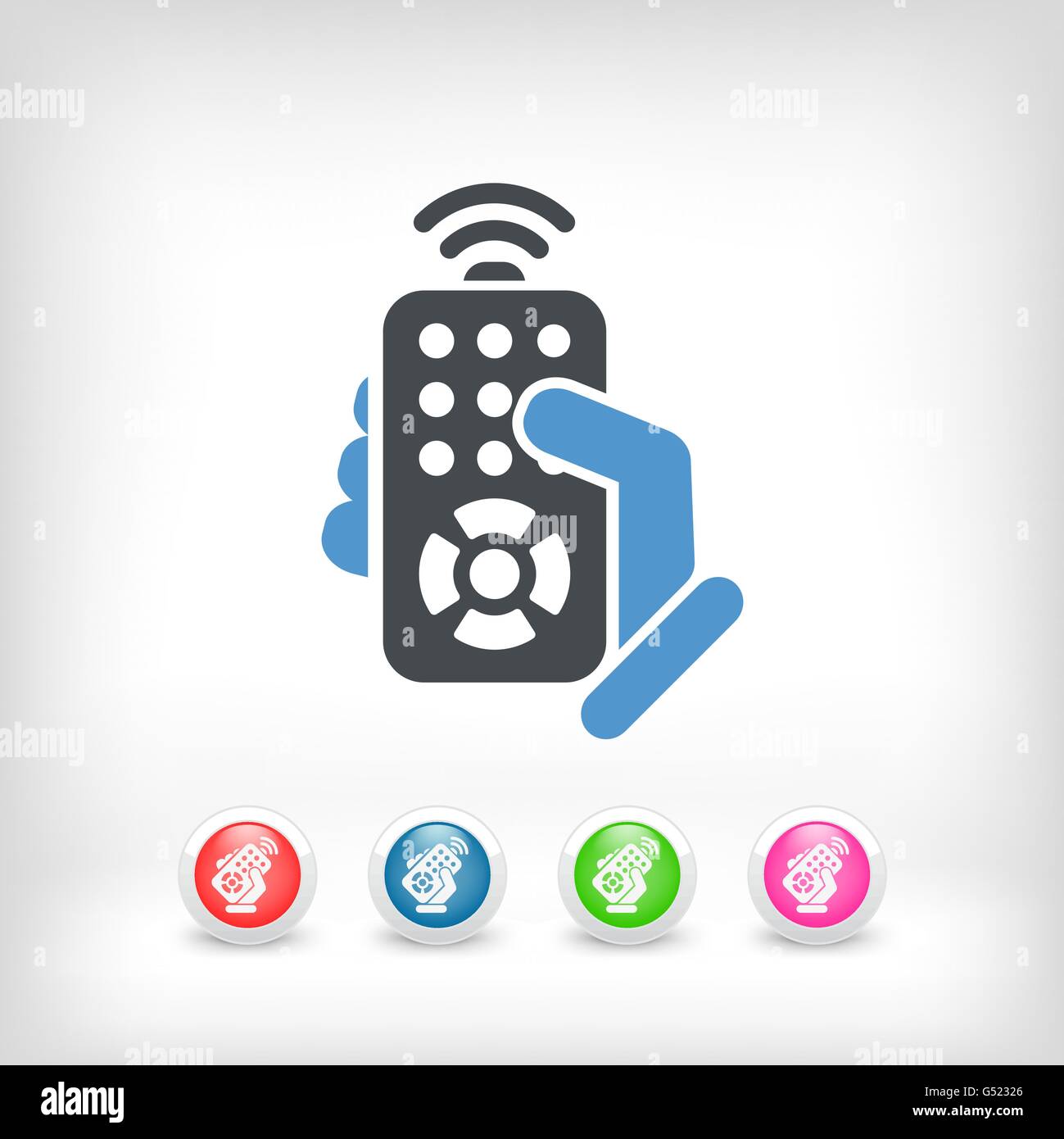 Remote control concept icon Stock Vector Image & Art - Alamy