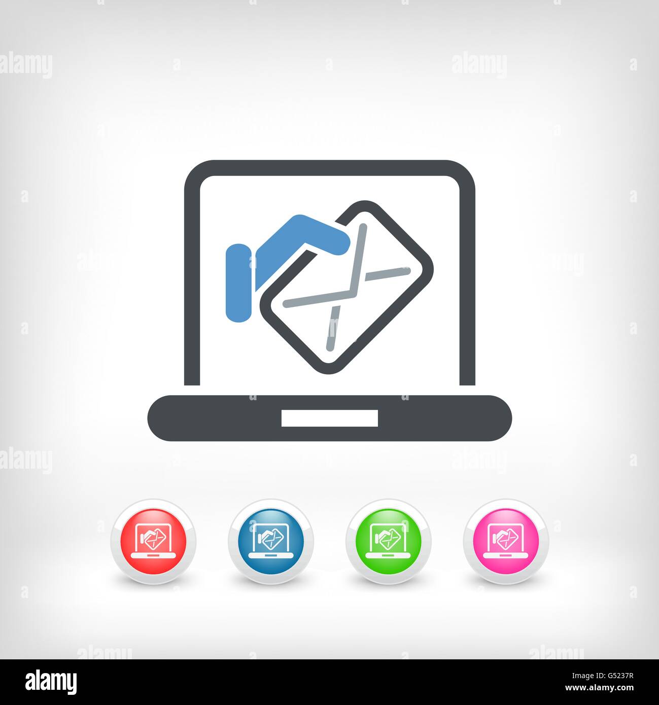 Computer mail icon Stock Vector Image & Art - Alamy