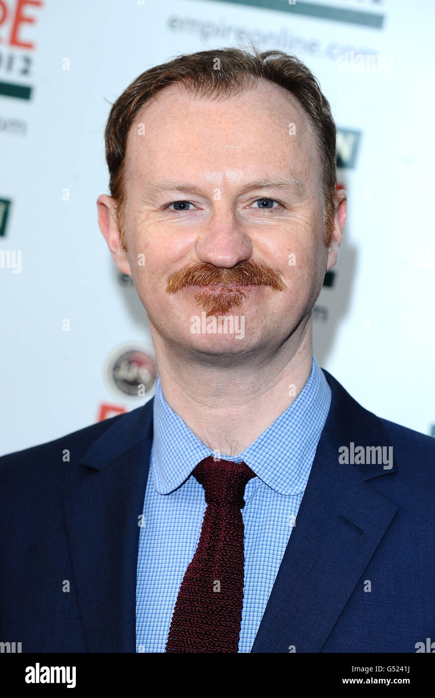 Mark Gatiss arrives at the Jameson Empire Film Awards held at the ...