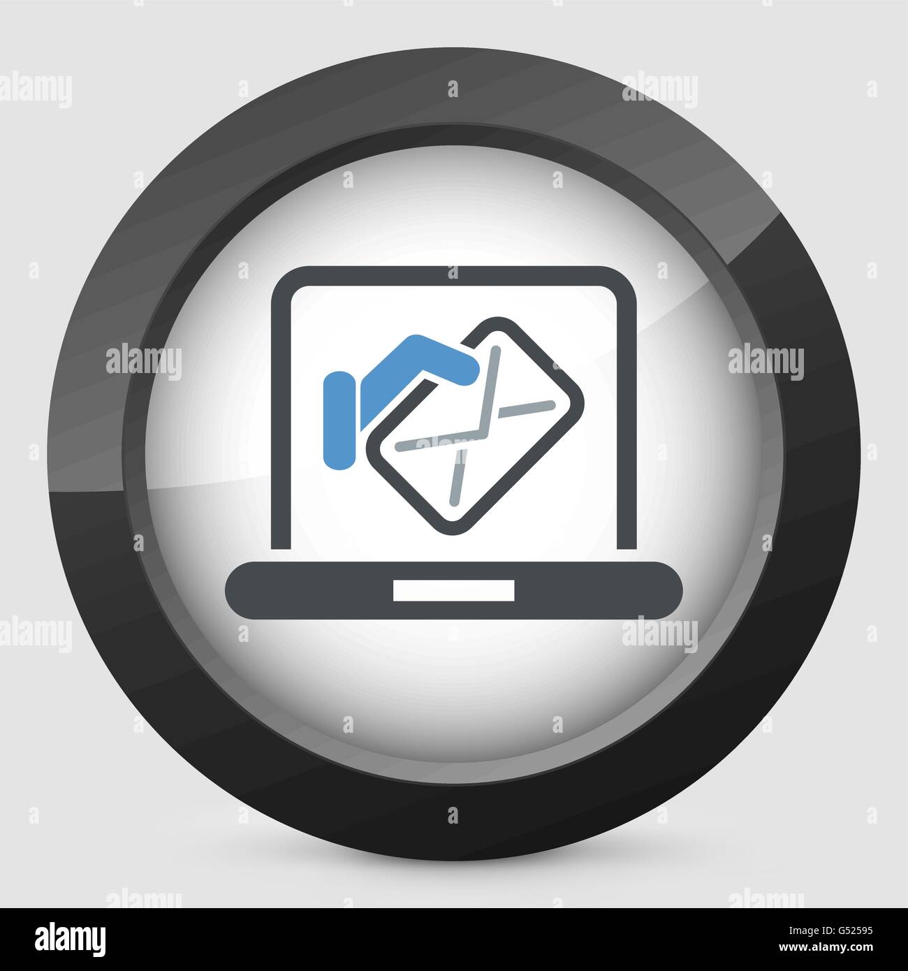 Computer mail icon Stock Vector Image & Art - Alamy
