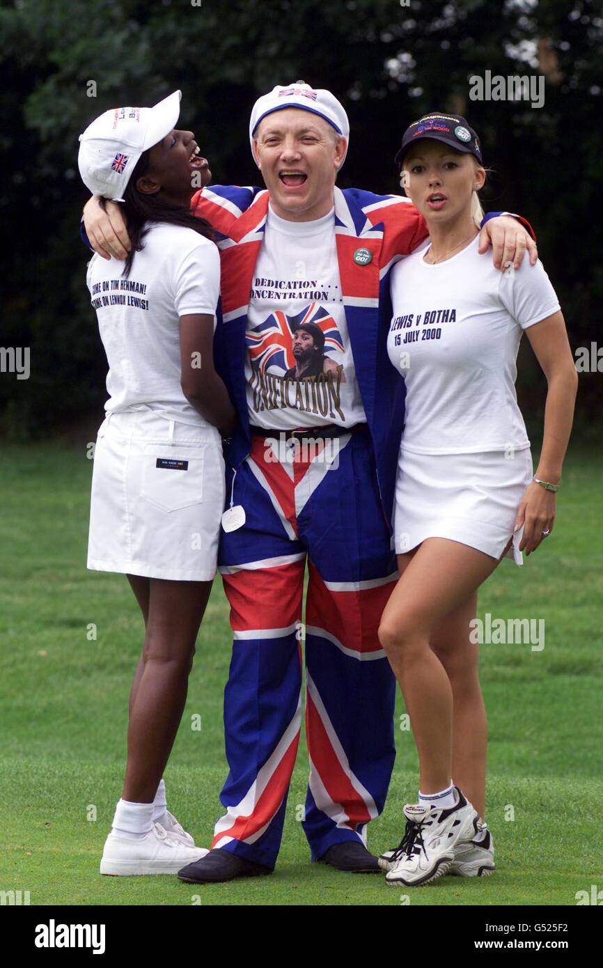 Boxing promoter Frank Maloney at Wimbledon, to lend his support to ...
