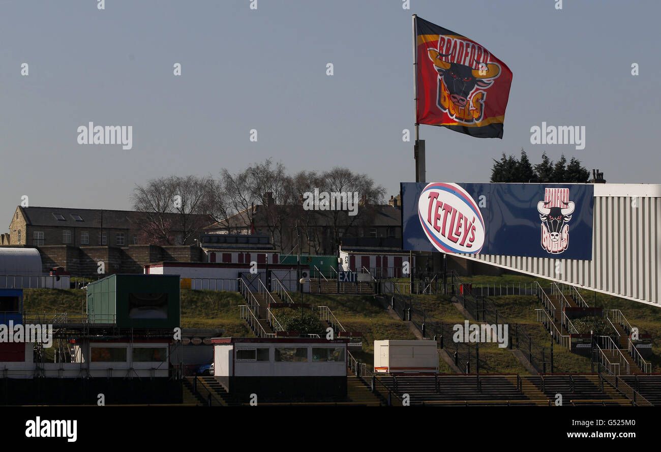 Rugby League - Bradford Bulls Face Administration - Odsal Stadium Stock ...