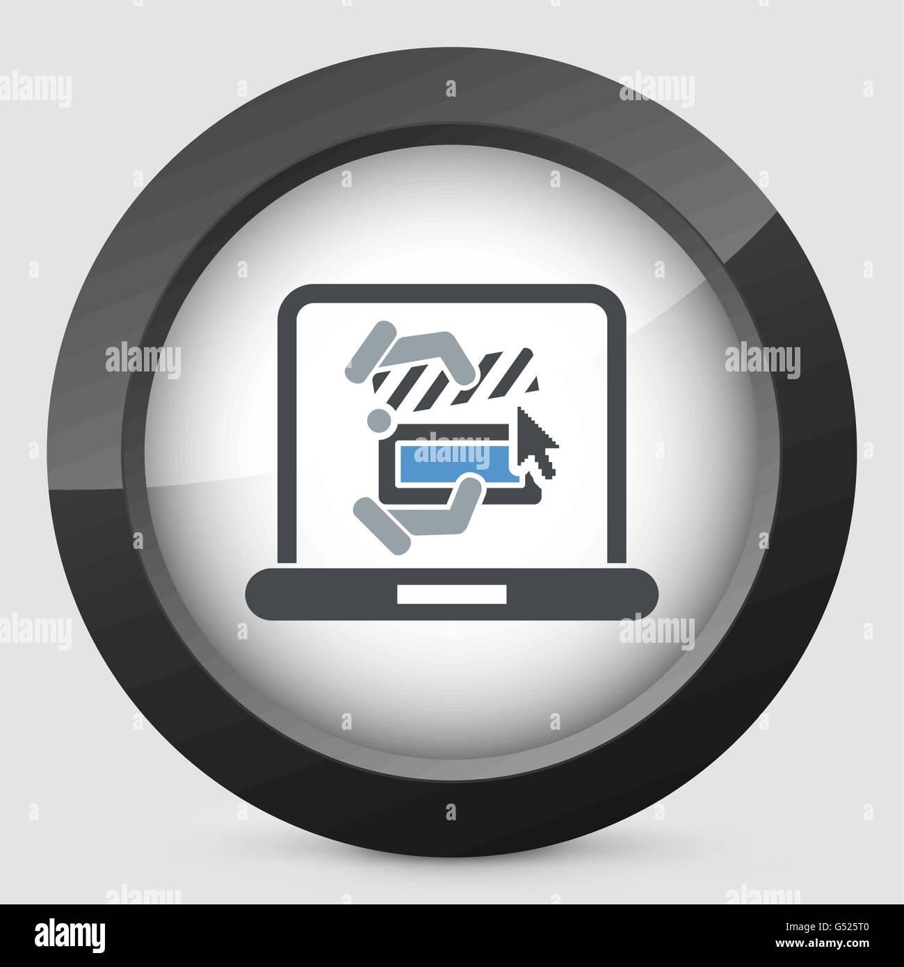 Clapboard computer icon Stock Vector Image & Art - Alamy