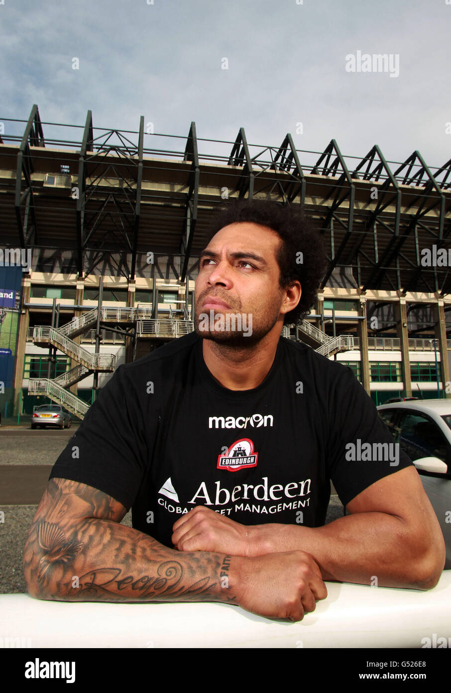 Edinburghs netani talei after team announcement murrayfield hi-res ...
