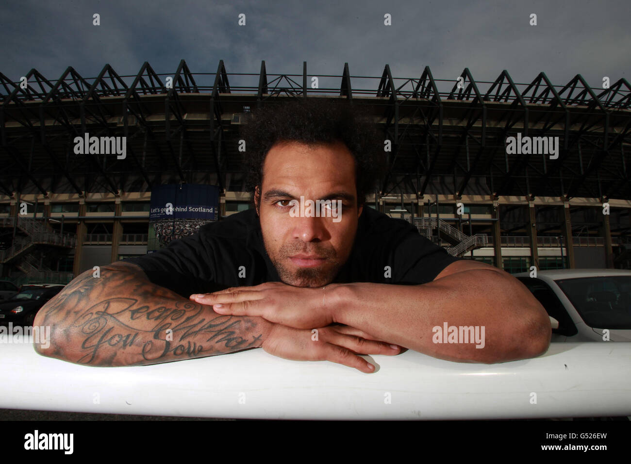 Edinburghs netani talei after team announcement murrayfield hi-res ...