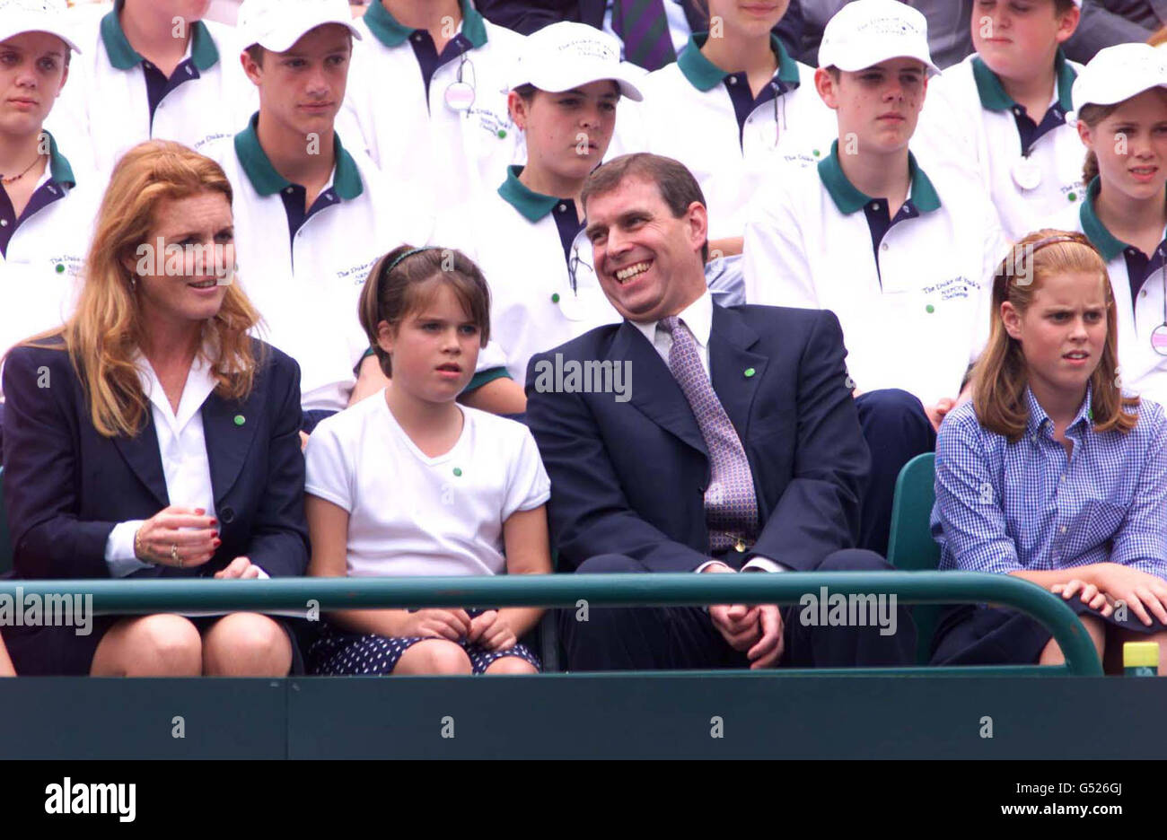Royal Tennis Duke & Family Stock Photo - Alamy