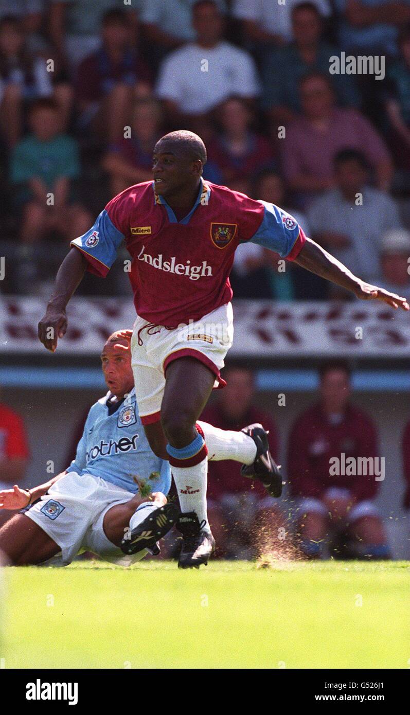 Soccer - Friendly - Burnley. John Francis, Burnley Stock Photo - Alamy