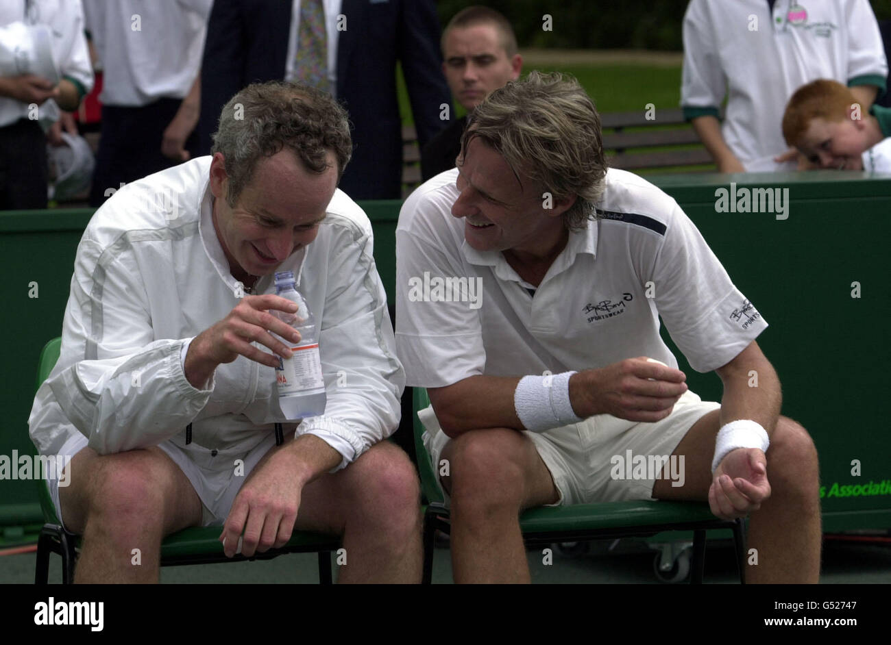 NSPCC Challenge McEnroe Borg Stock Photo - Alamy