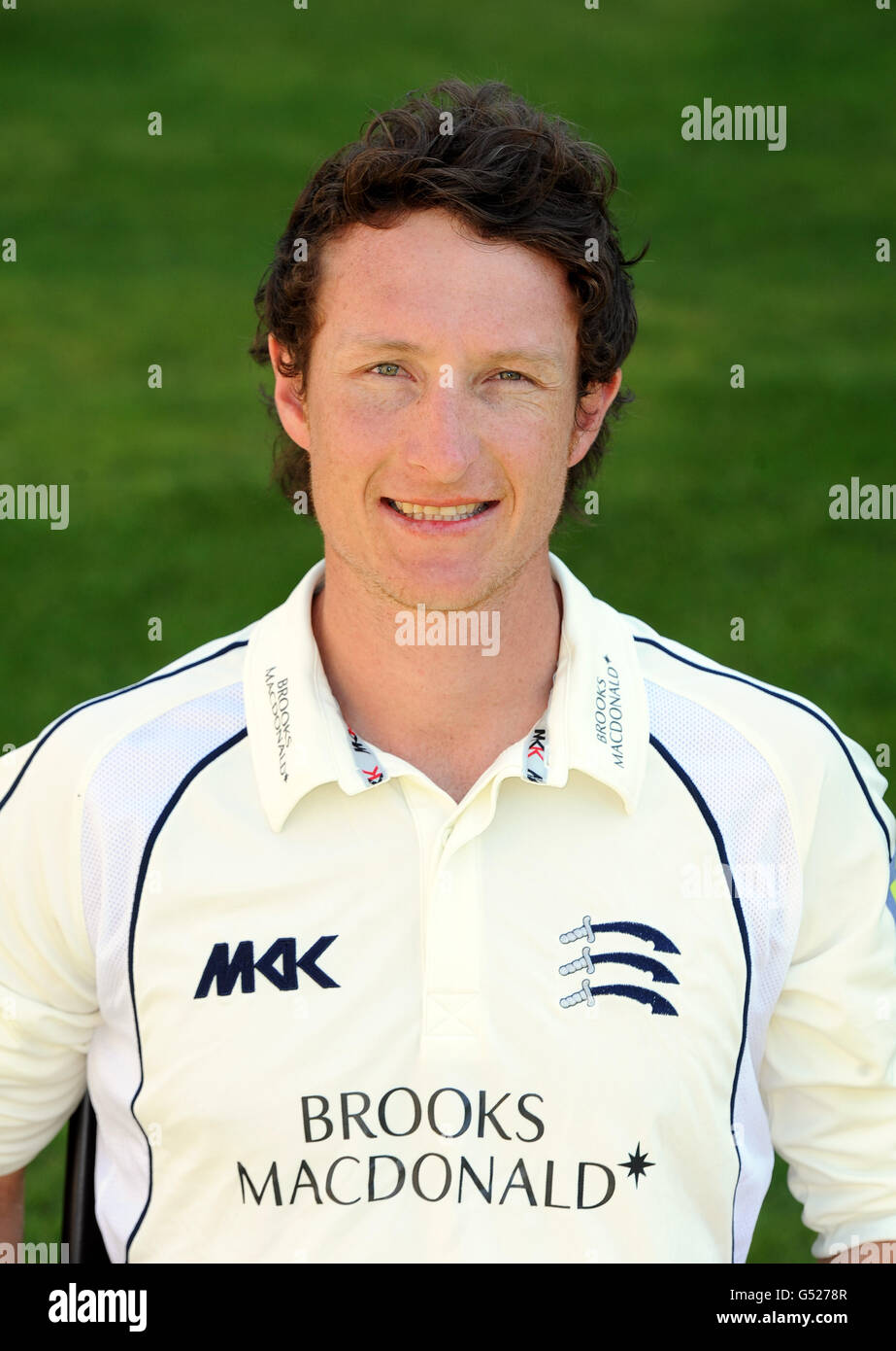 Anthony Ireland from Middlesex Cricket Club poses for media during the ...