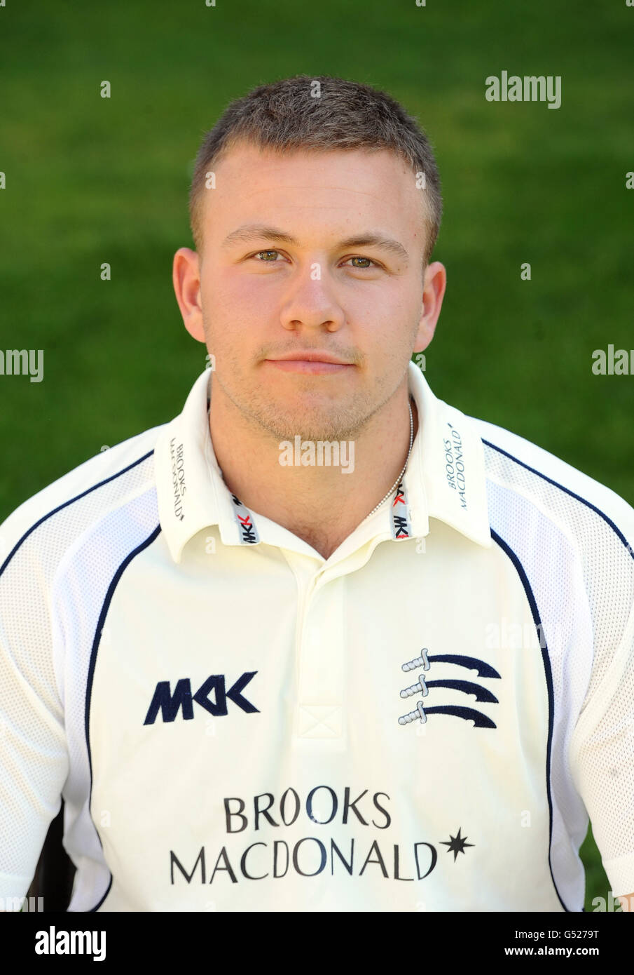 Adam Rossington from Middlesex Cricket Club poses for media during the ...