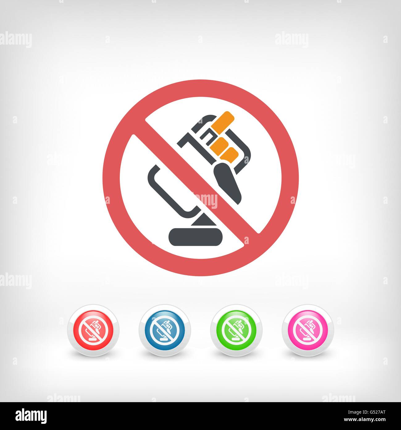 Forbidden smoke icon Stock Vector Image & Art - Alamy