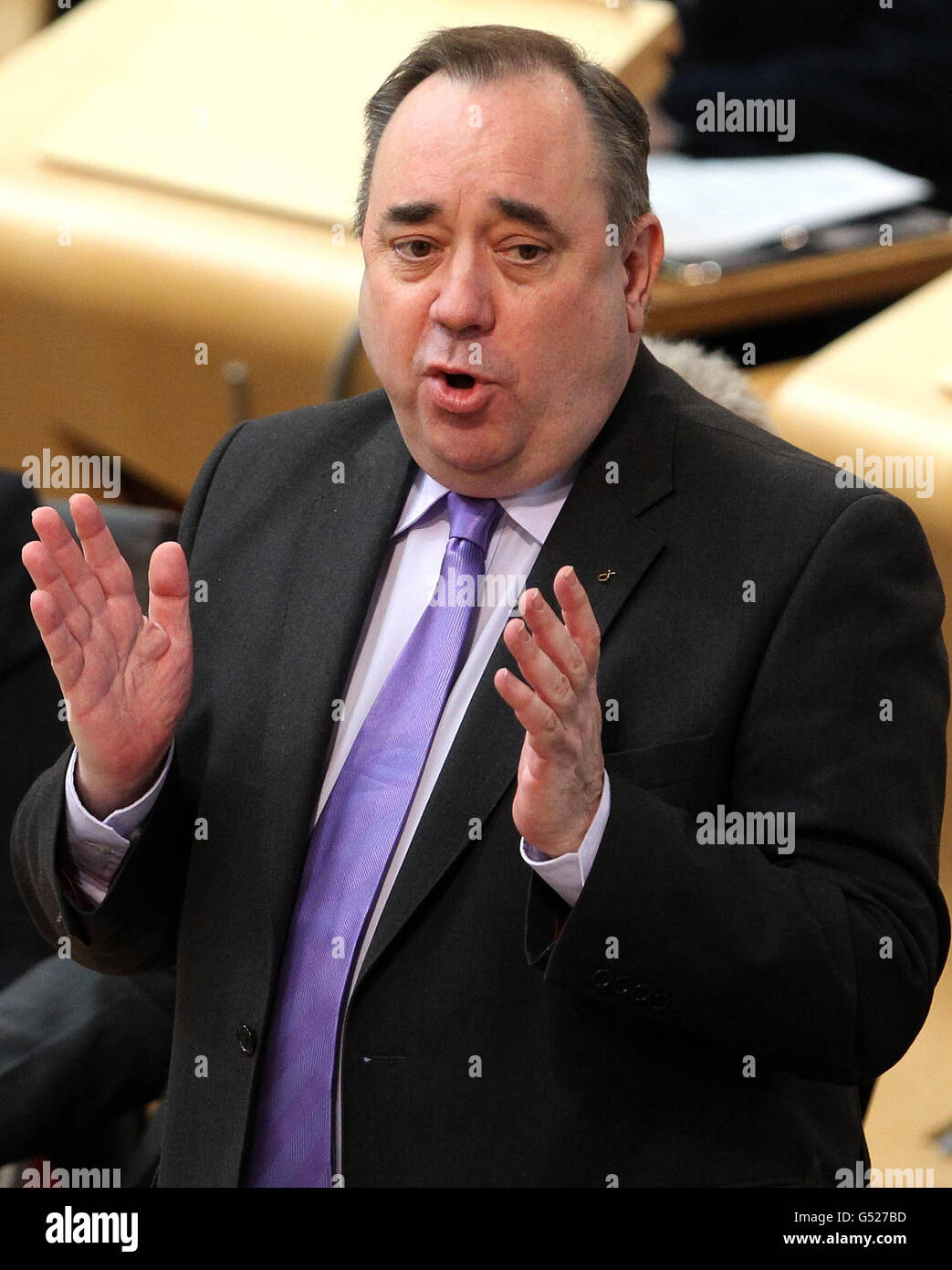 Scotland's First Minister Alex Salmond during First Minister's ...