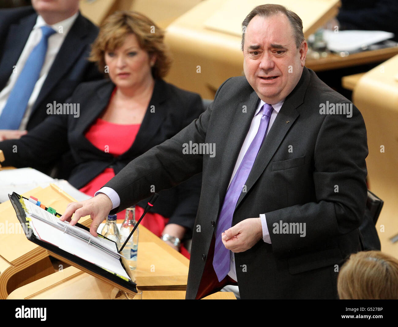 Scotland's First Minister Alex Salmond during First Minister's ...