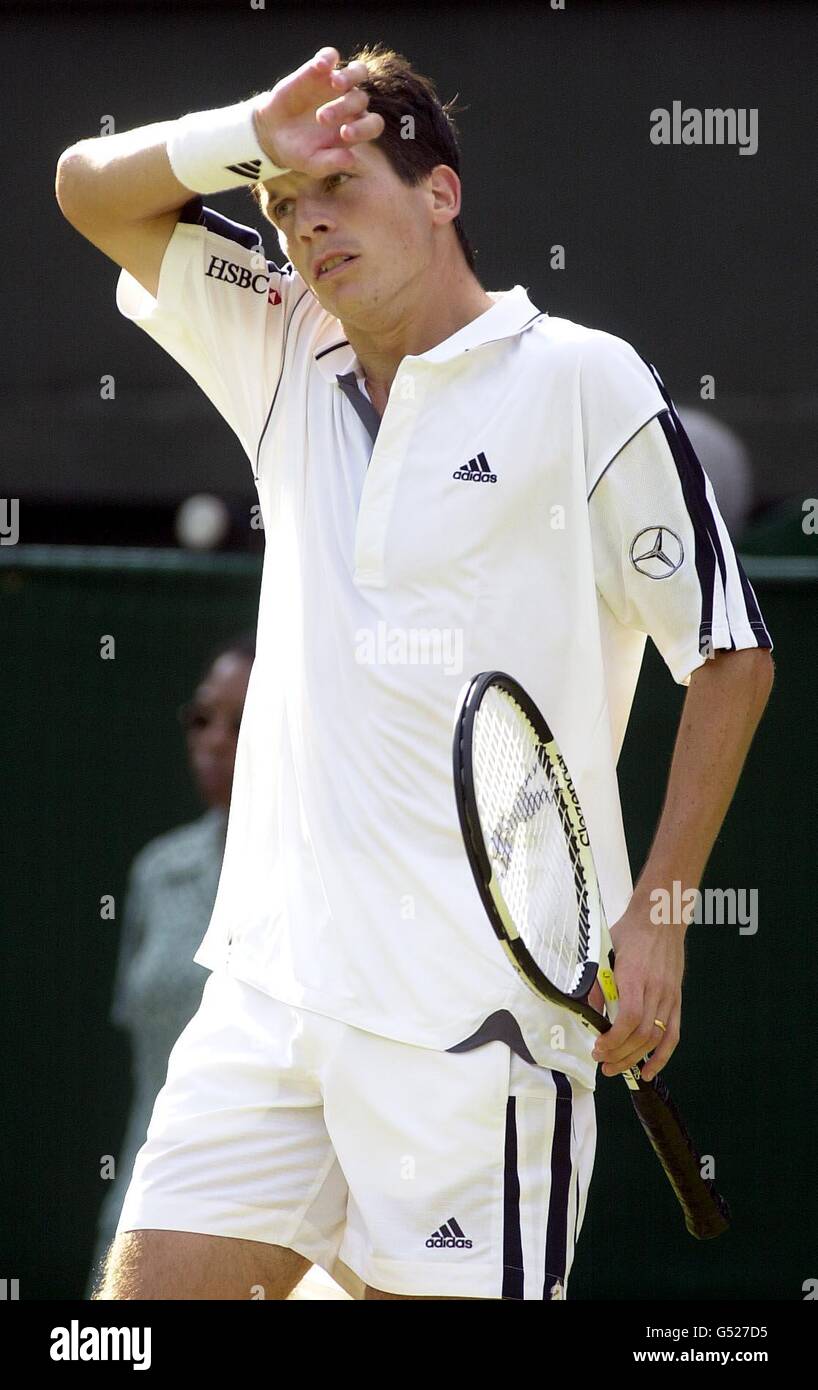 Wimbledon tennis Henman Stock Photo - Alamy