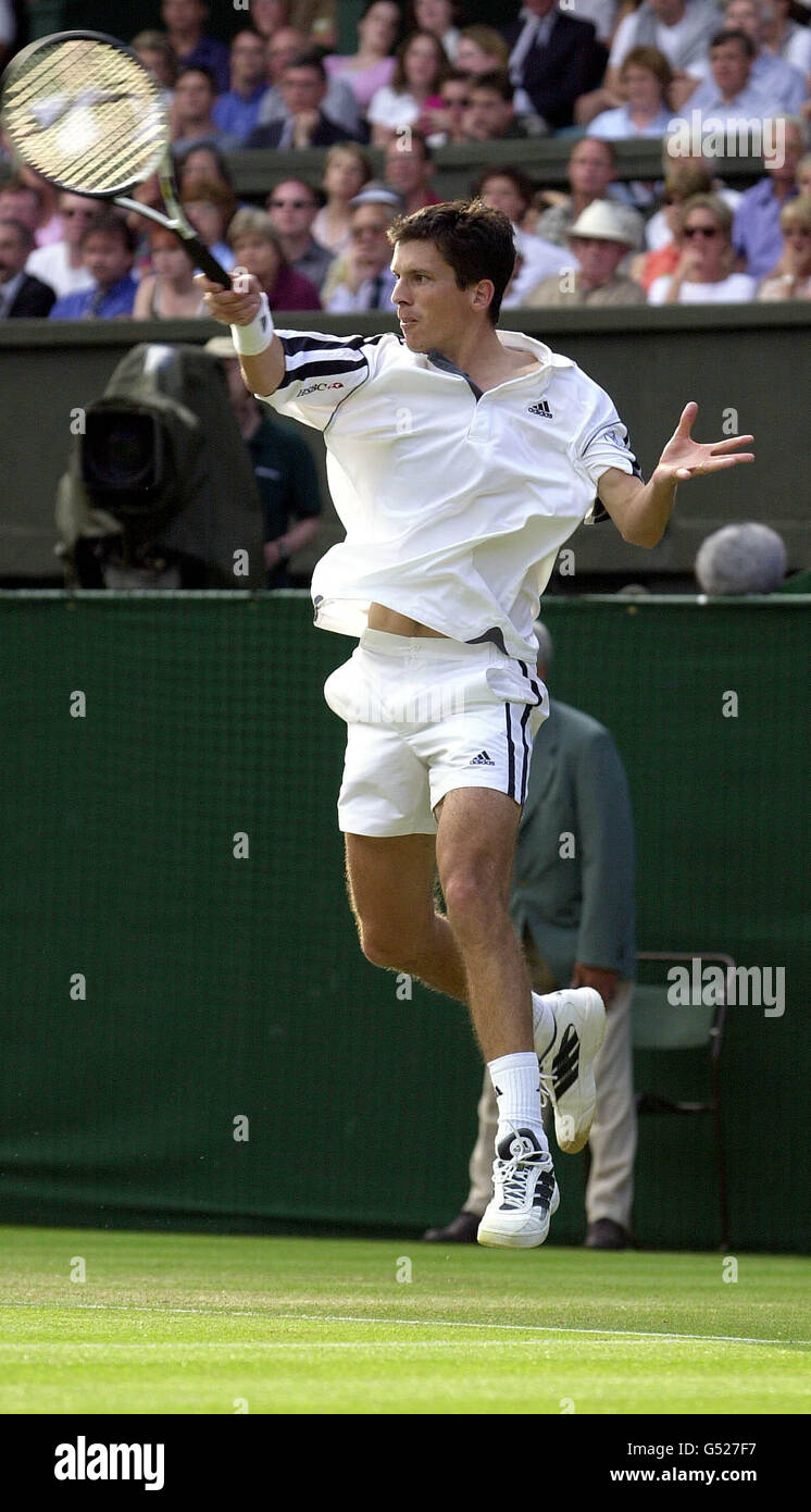 Wimbledon tennis Henman Stock Photo - Alamy