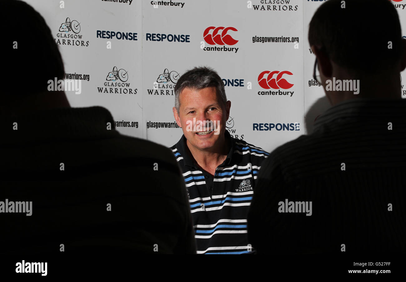 Glasgow warriors coach sean lineen team announcement scotstoun stadium ...