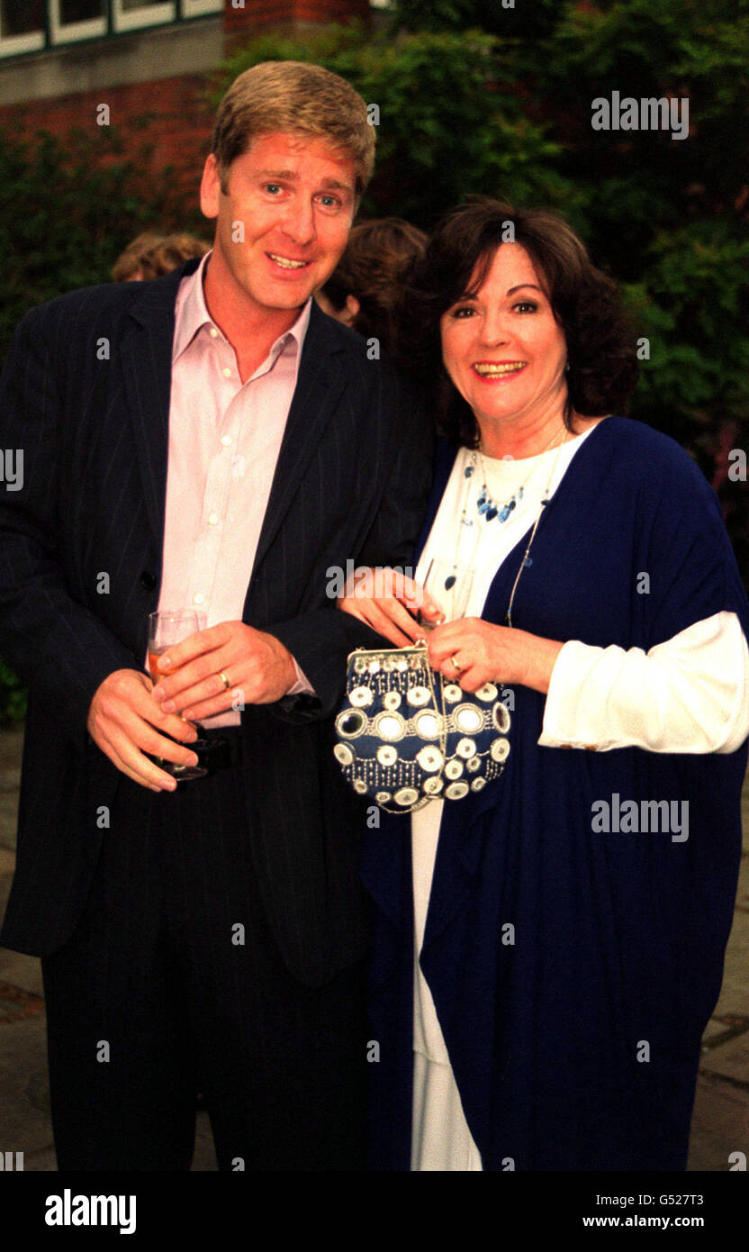 Actor gary mavers actress gwen taylor at the carlton television hi-res ...