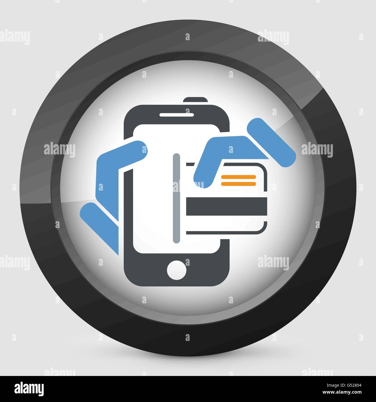 Smartphone shopping icon Stock Vector Image & Art - Alamy