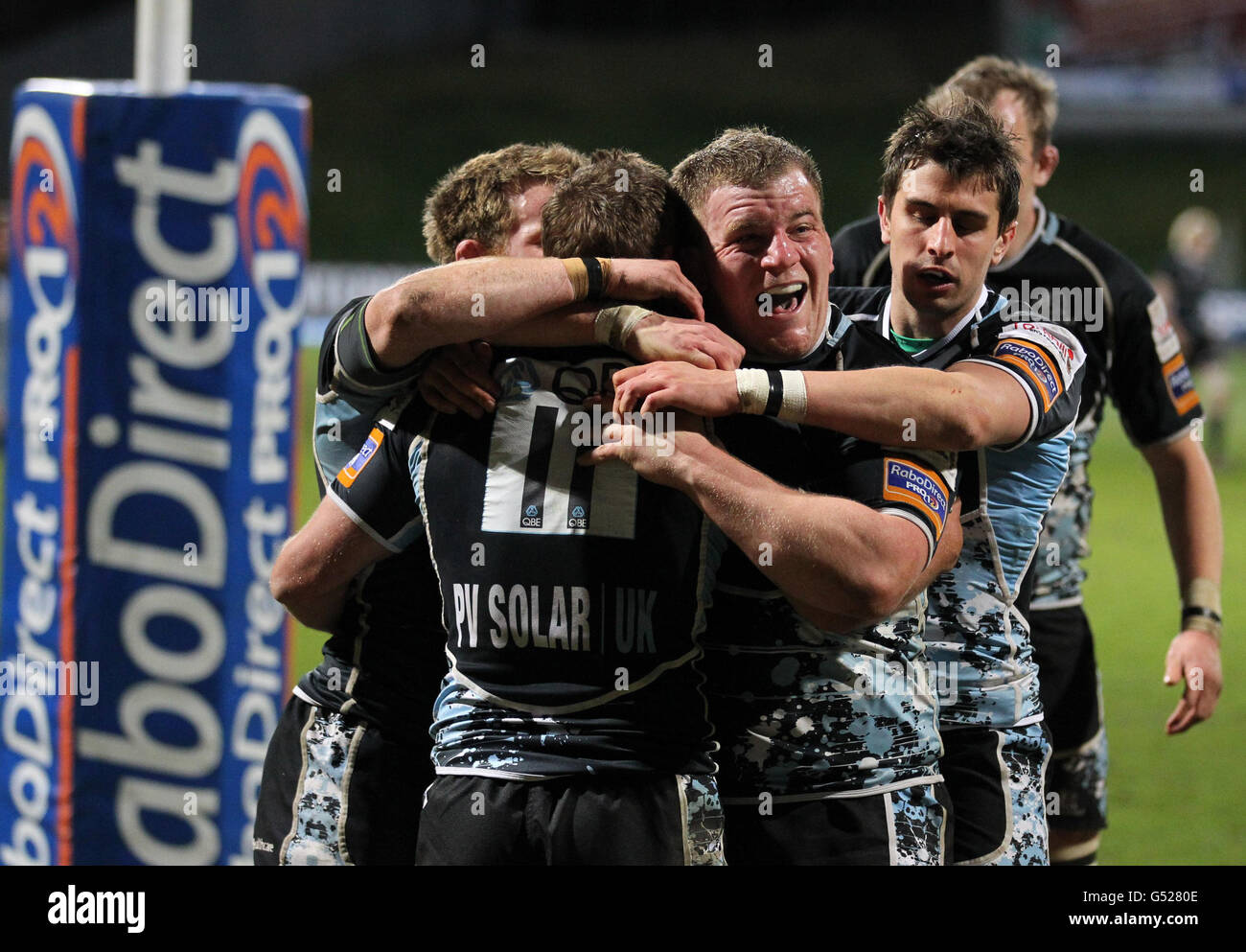 Rugby Union - RaboDirect PRO12 - Glagsow Warriors v Cardiff Blues ...