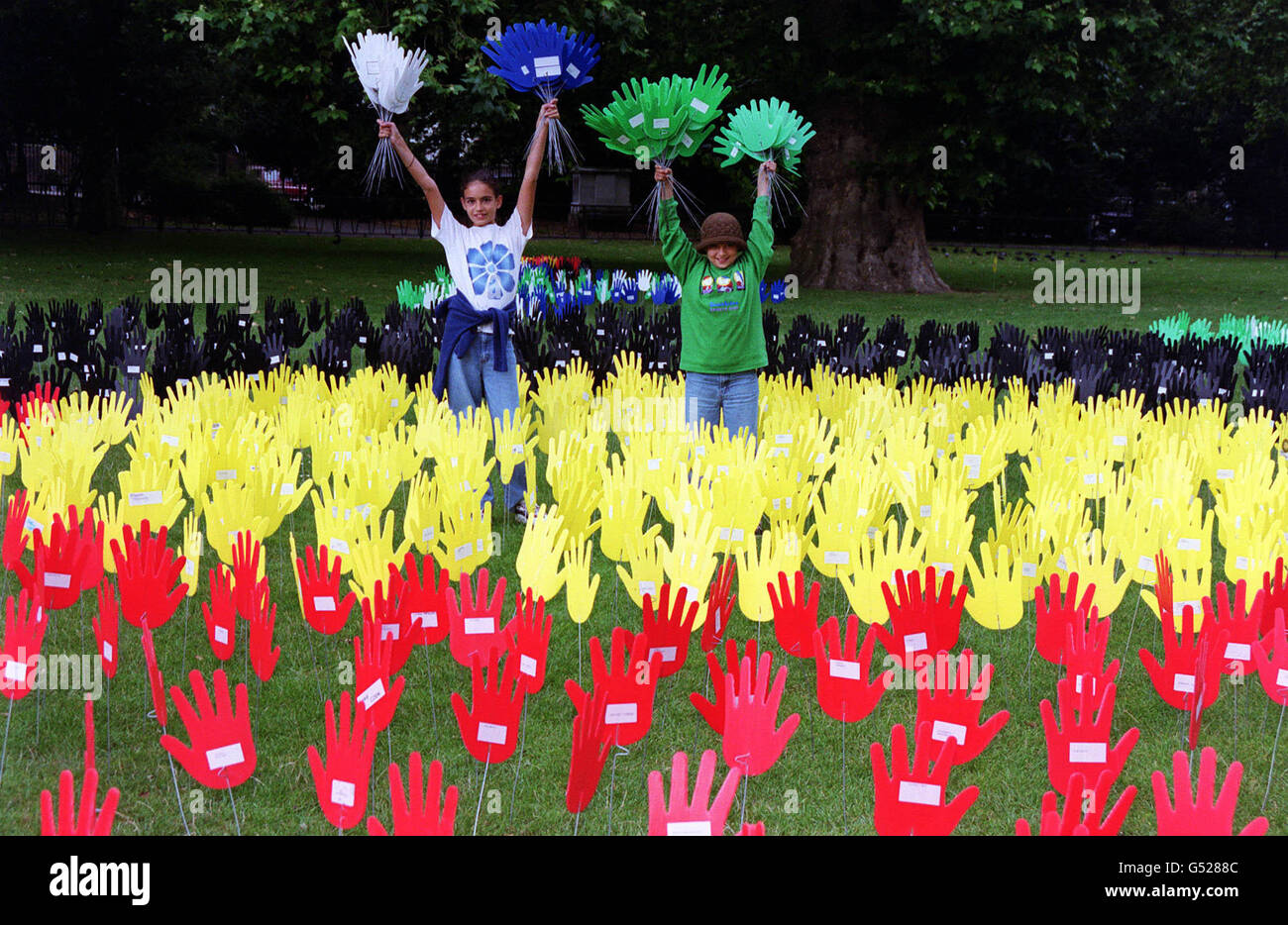 Australia Reconciliation hands Stock Photo - Alamy