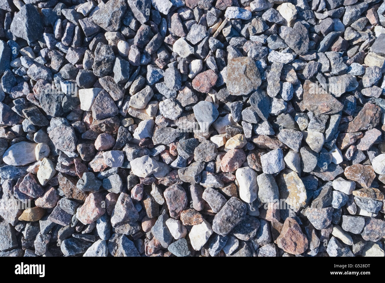 Road stone gravel for texture or background Stock Photo - Alamy