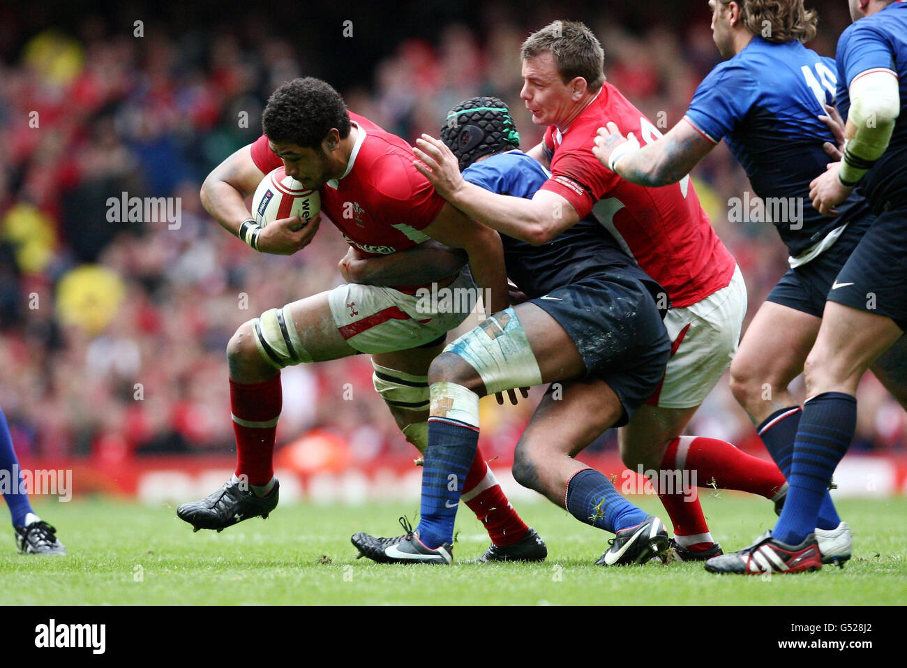 Rugby union rbs nations match wales france millennium stadium hi-res ...