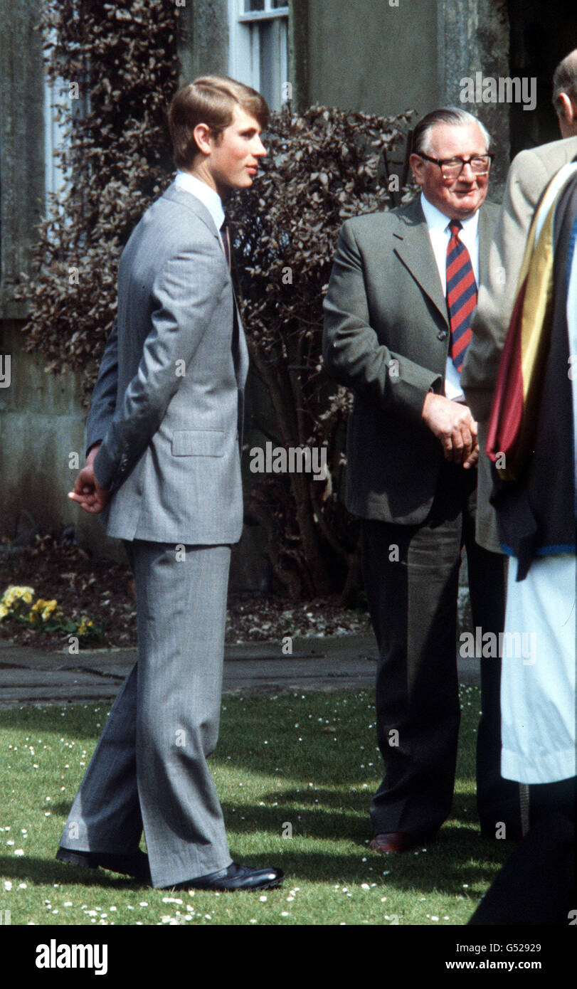 Prince edward now the earl of wessex hi-res stock photography and ...