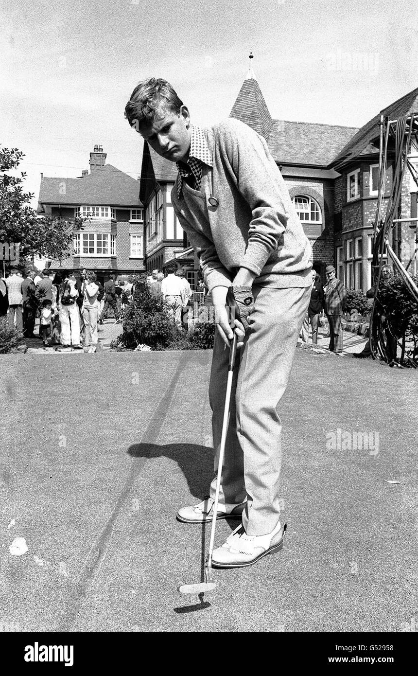 Sandy Lyle aged 16 Stock Photo - Alamy