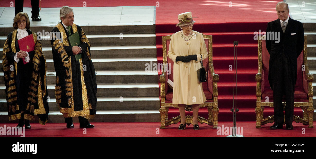 Royal visit to the Houses of Parliament Stock Photo - Alamy