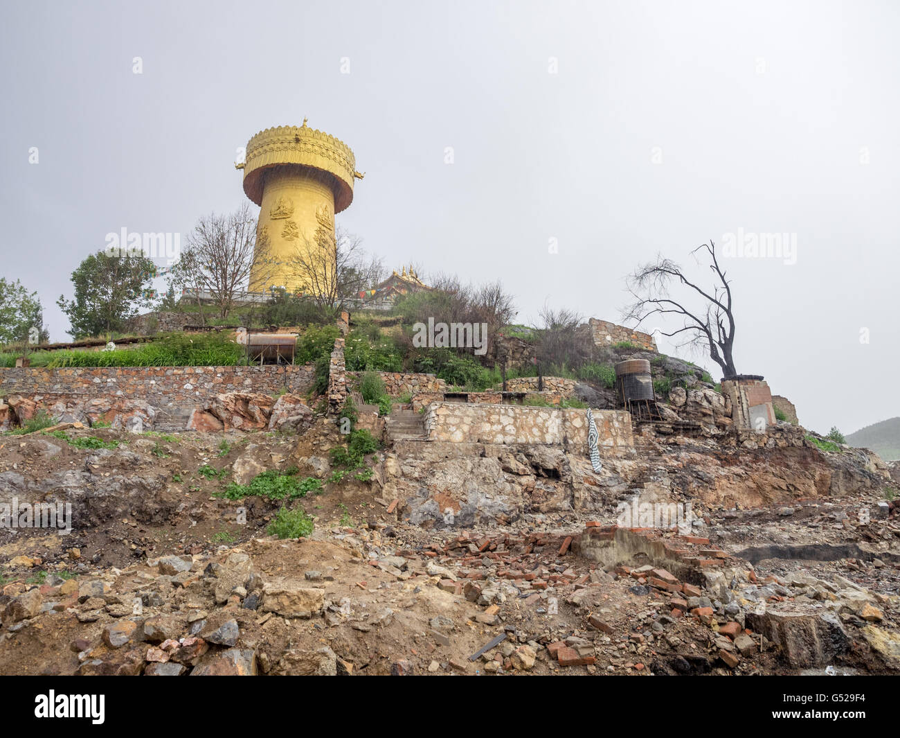 China, Yunnan Sheng, Diqing Zangzuzizhizhou, The old town of Shangri-La ...