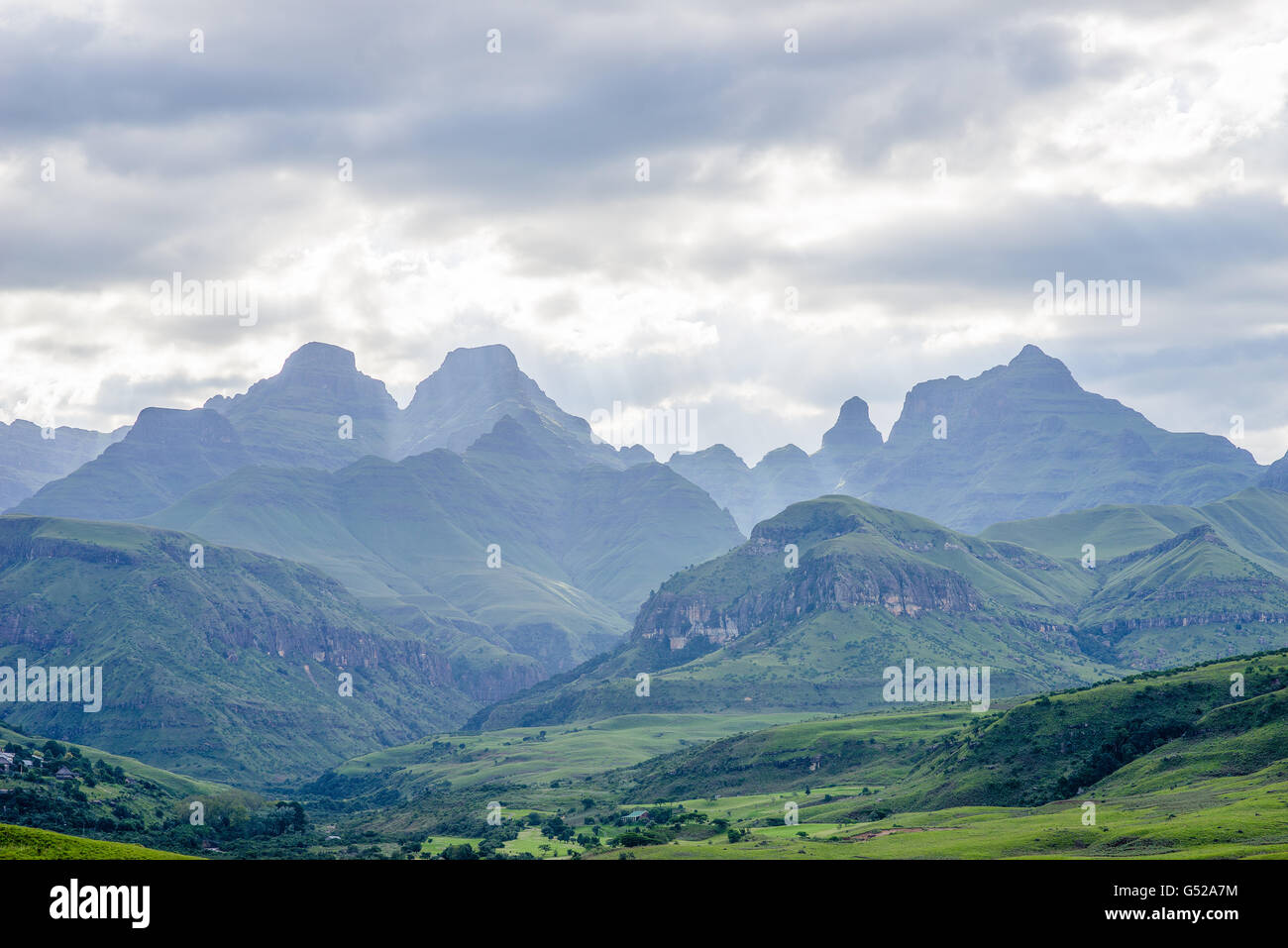 South Africa, KwaZulu-Natal, Giants Castle Game Reserve, color image of ...
