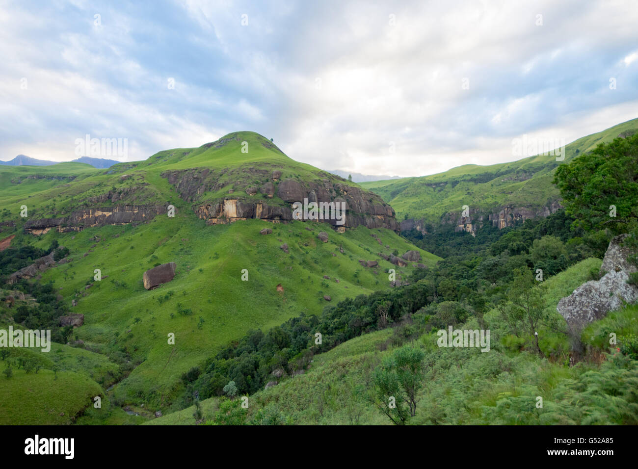 Sun giants castle drakensberg hi-res stock photography and images - Alamy