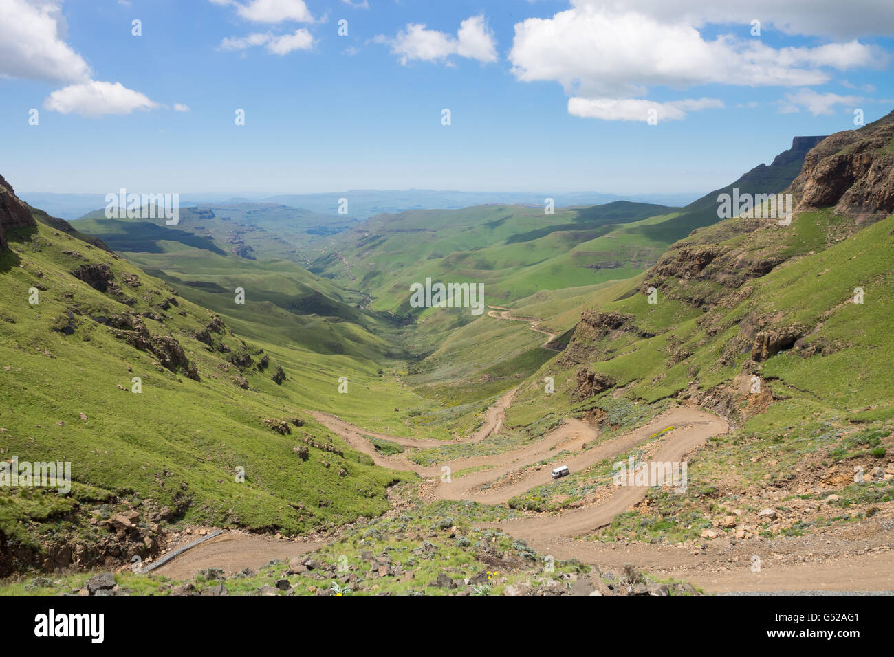 South Africa, KwaZulu-Natal, Sani Pass, Sani Pass Stock Photo - Alamy