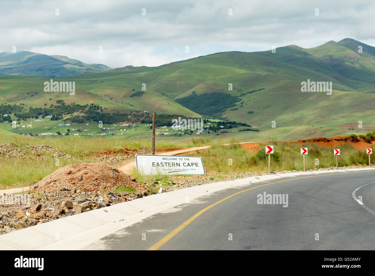 South Africa, KwaZulu-Natal, East Griqualand, On land in KwaZulu-Natal ...