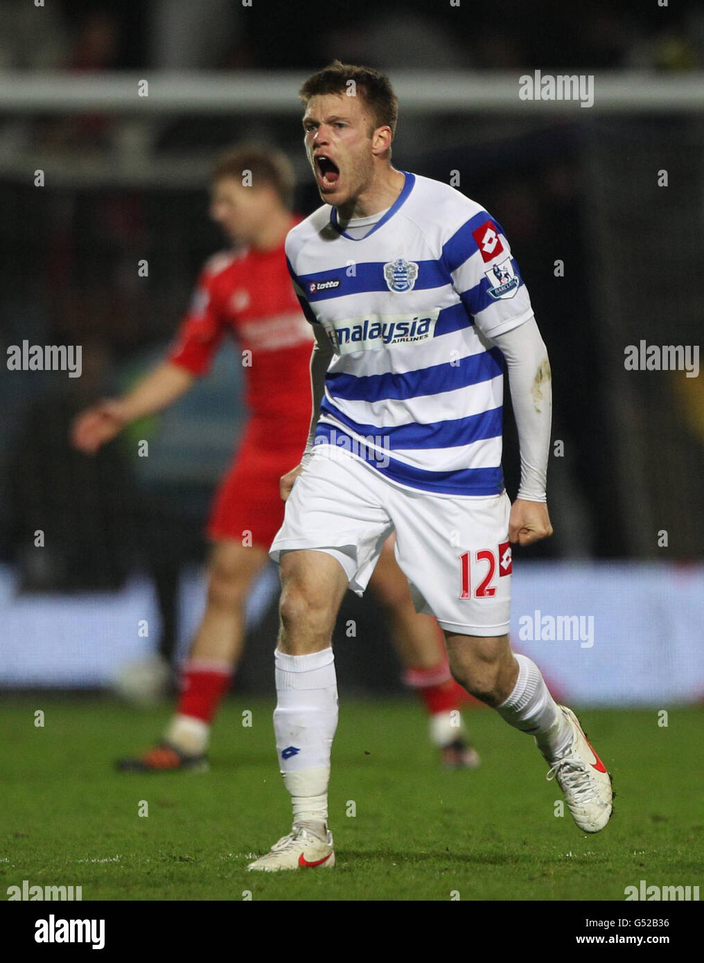 Queens Park Rangers' Jamie Mackie celebrates their win following the ...