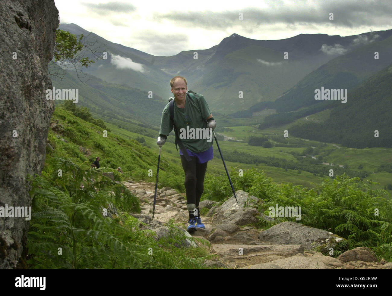 Jamie Andrew, 30, from Edinburgh, well into his quest to become the ...