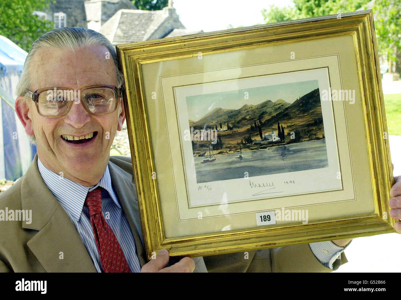 Chairman June 2000 Committee - Col. Peter Trustram Eve after purchasing ...