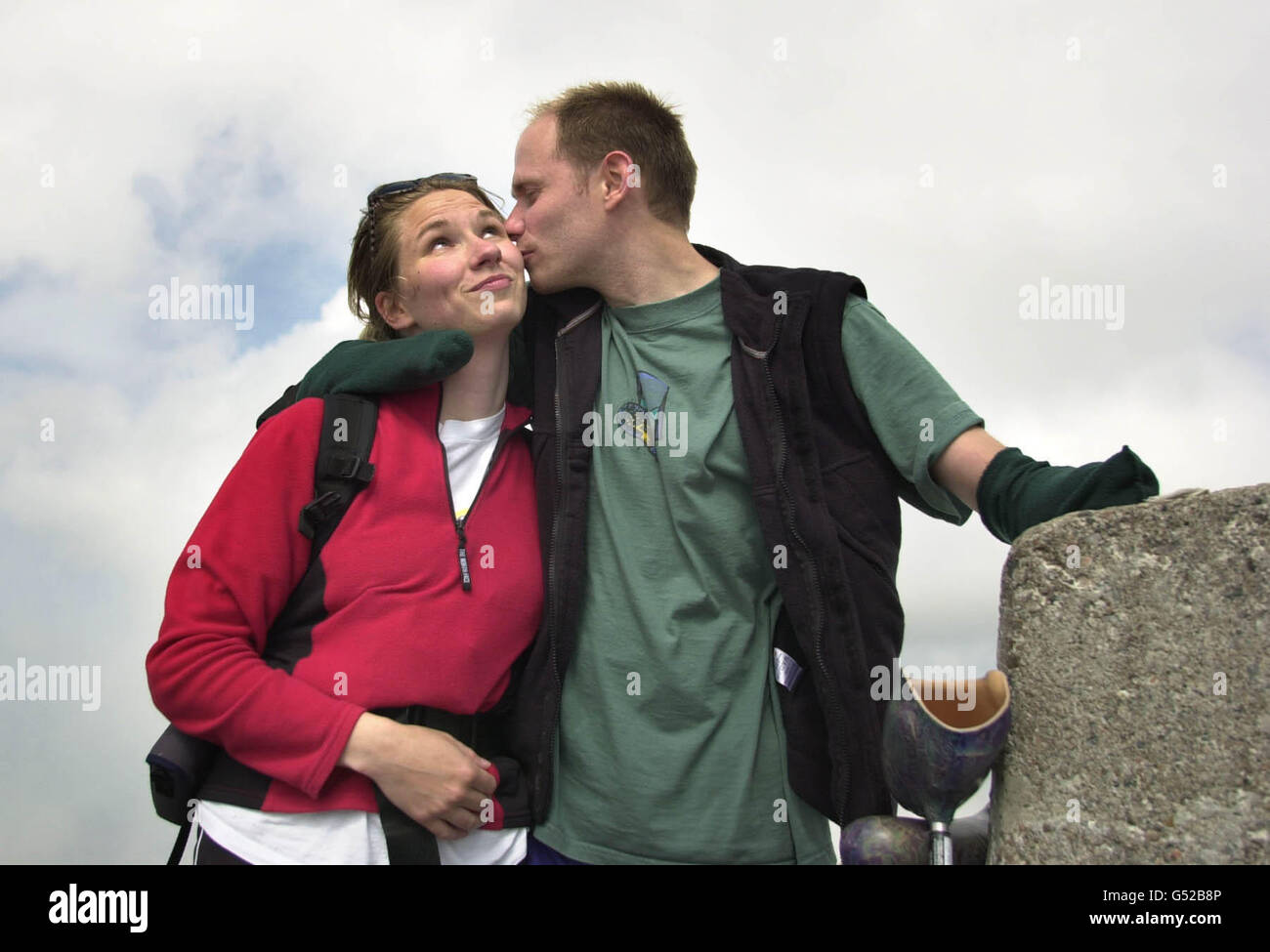 Jamie Andrew charity climb Stock Photo - Alamy
