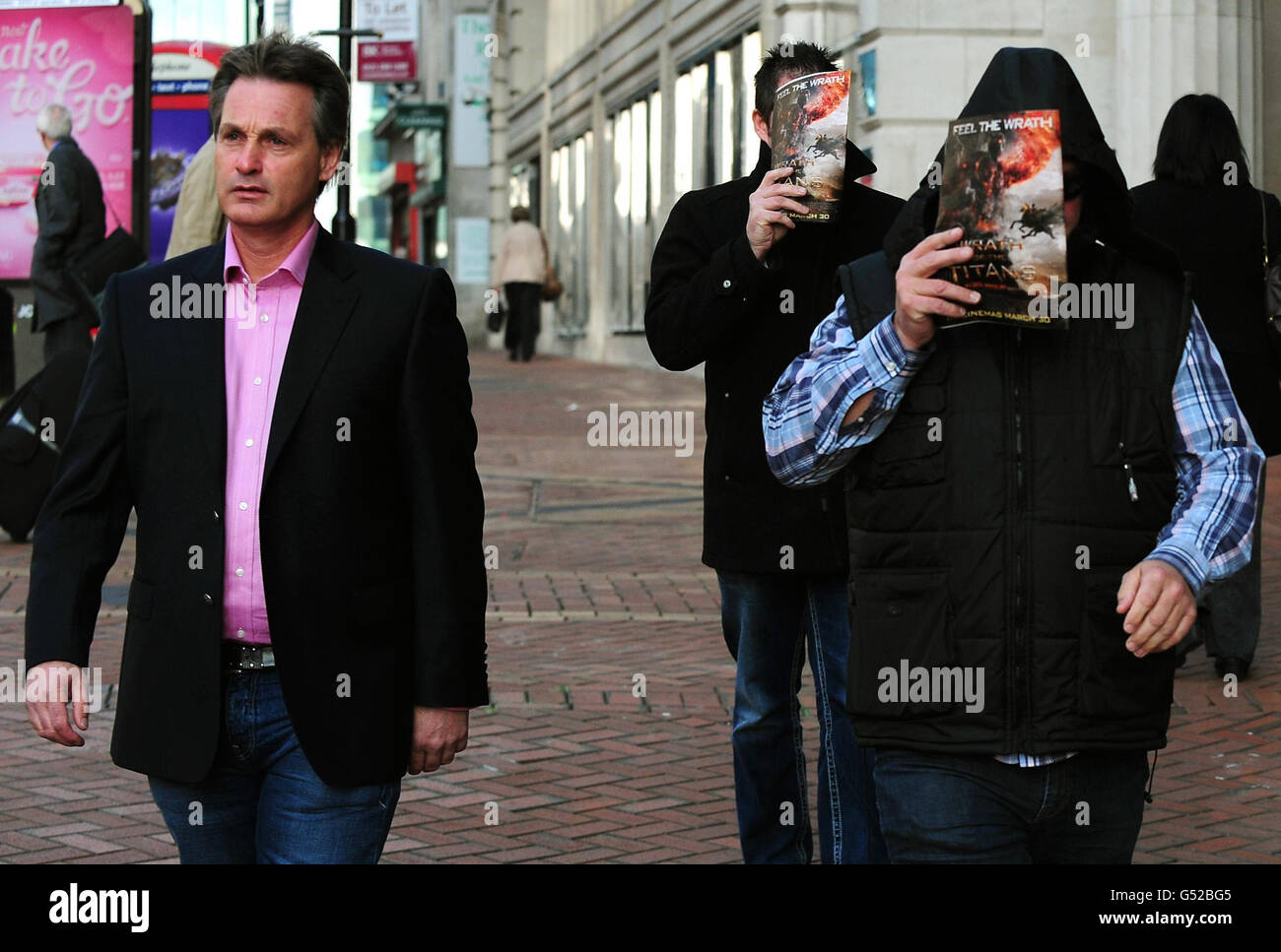 Gypsy spokesman Noah Burton (left) arrives at the High Court in ...